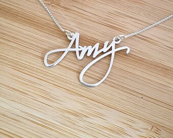 Amy Name Necklace - Etsy