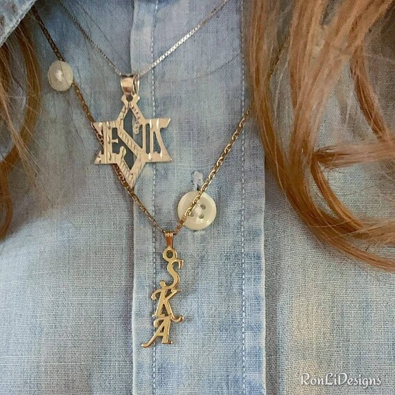 Jesús Estrella de David Símbolo Mesiánico Colgante Yeshua | Etsy