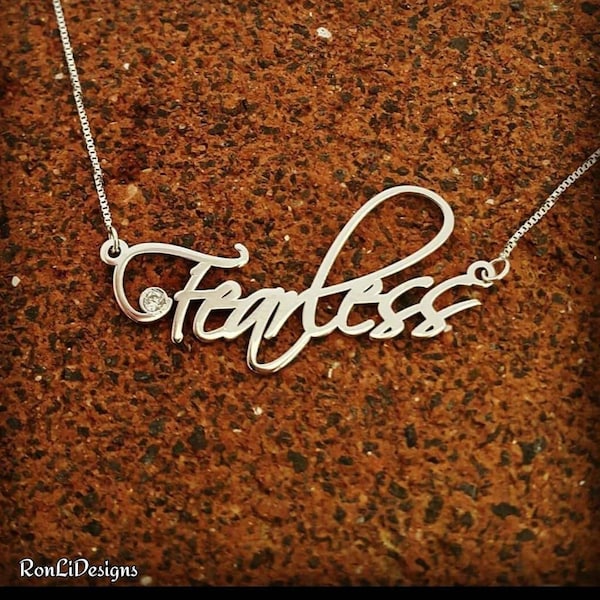 Diamond Name Plate Handwriting - Etsy