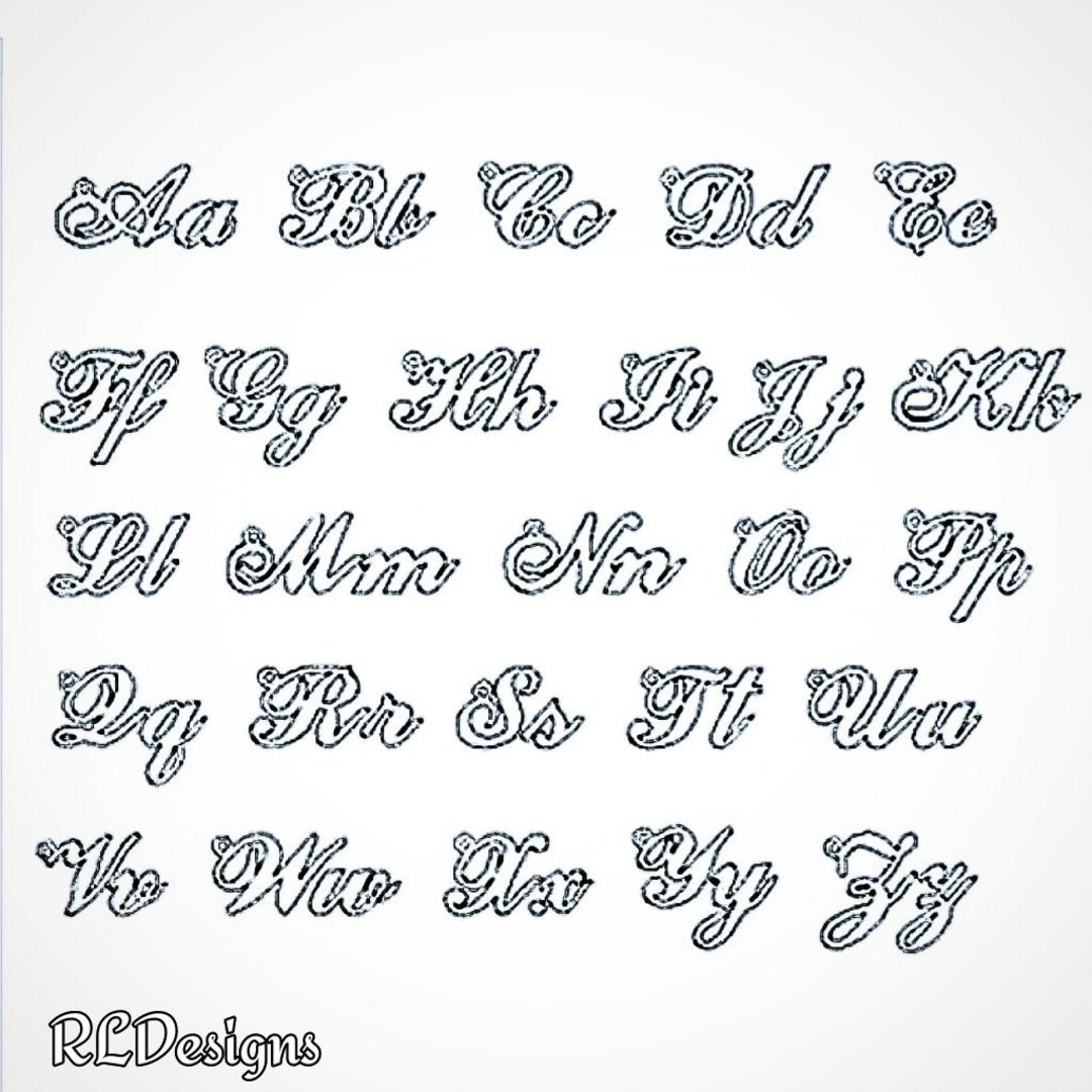 Two Capitals Cursive Custom Name Script Font and Heart - Etsy UK