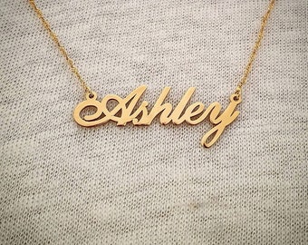 Gold Ashley Necklace - Etsy