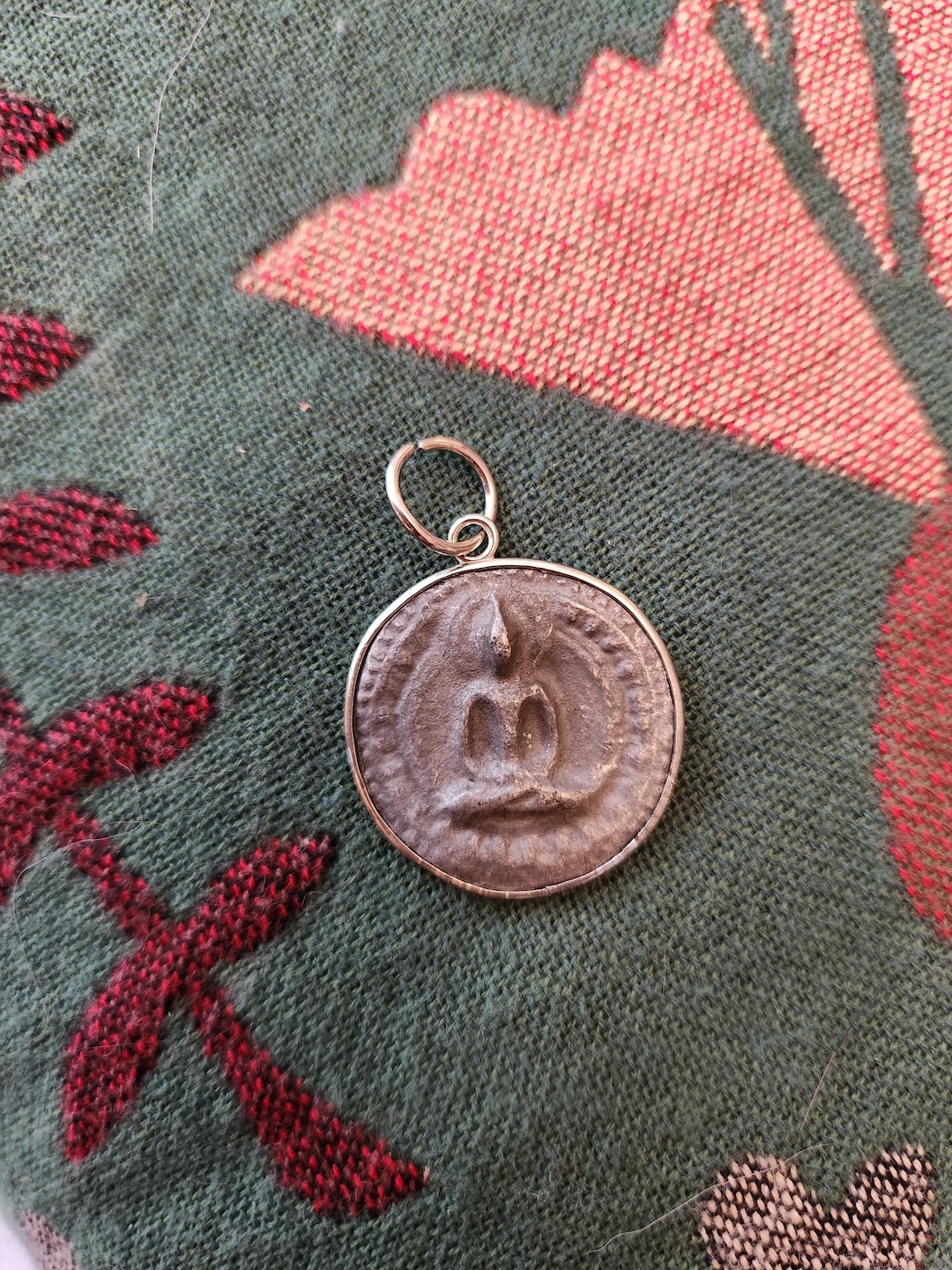 Prayer Hands Stone Pendant Only Ohm Yoga Pendant - Etsy