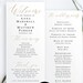 Gold Wedding Program Template Gold Program Card Gold Wedding - Etsy