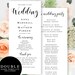 Editable Wedding Program Editable DIY Wedding Program Template - Etsy