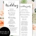 Editable Wedding Program Editable DIY Wedding Program Template - Etsy