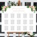 Fully Editable Seating Chart, Printable Template, Wedding, Templett, US ...