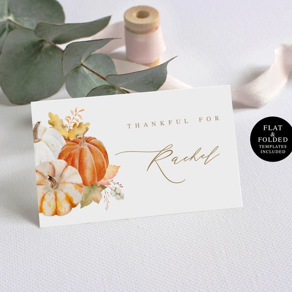 Thanksgiving Place Cards - Etsy