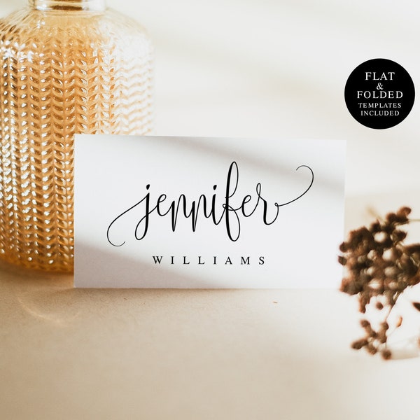 Elegant Place Card - Etsy