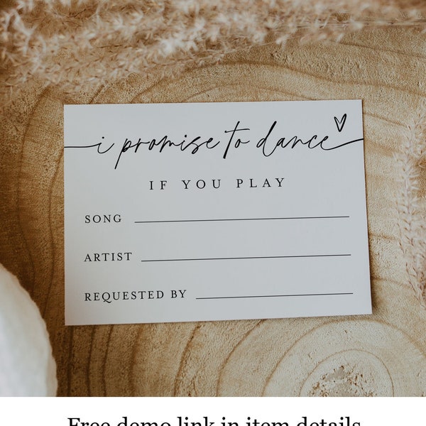 Song Request Cards - Etsy