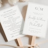 Trifold Wedding Program Template, Tri Fold Wedding Ceremony Program, Order of Service Template ...