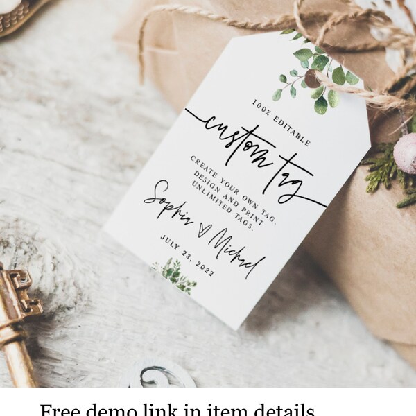 Welcome Bag Tags - Etsy