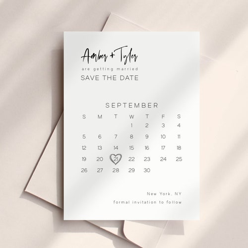Editable Save the Date Template Unlimited DIY Templett - Etsy