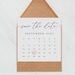 Calendar Save the Date Template Instant Download Edit With - Etsy