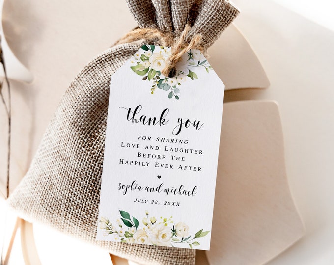 Download Rehearsal Dinner Favor Tags Template Editable Tag - Etsy