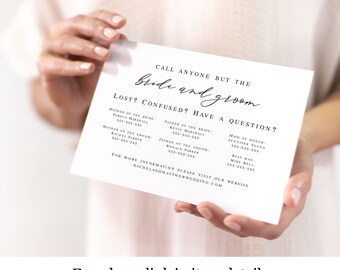 Call Anyone but the Bride - Etsy