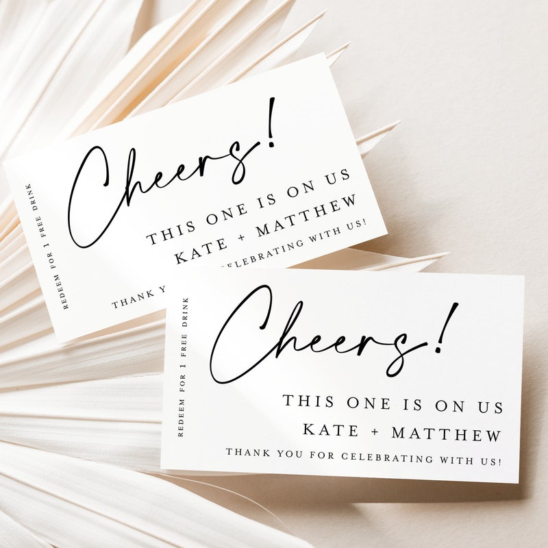 Was is in Open Bar Ticket - Etsy