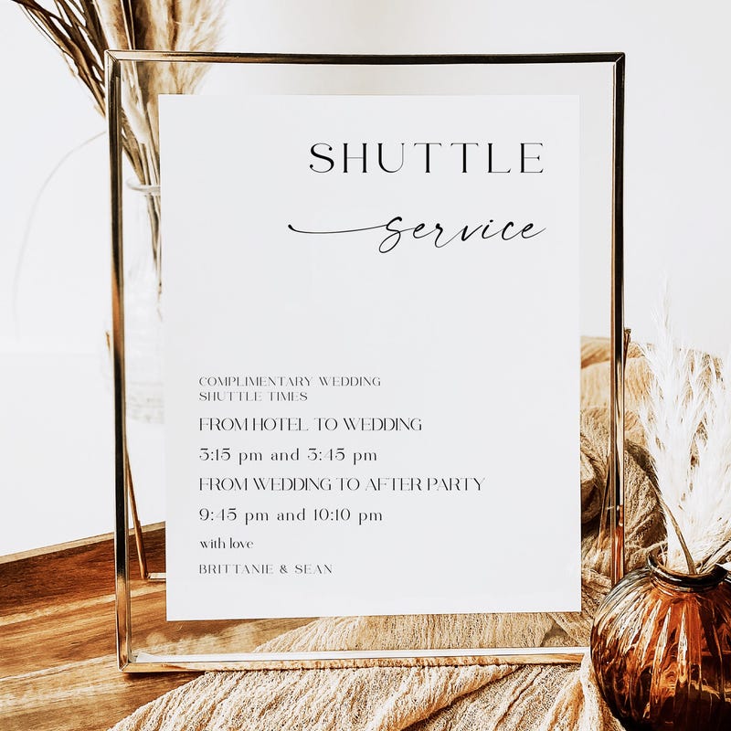 Wedding Schedule Sign - Etsy