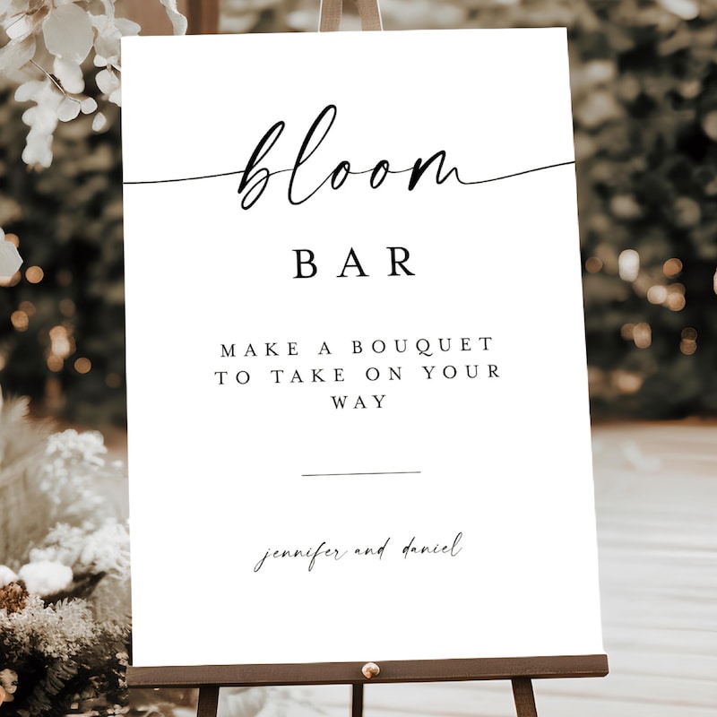 Bloom Bar Sign - Etsy