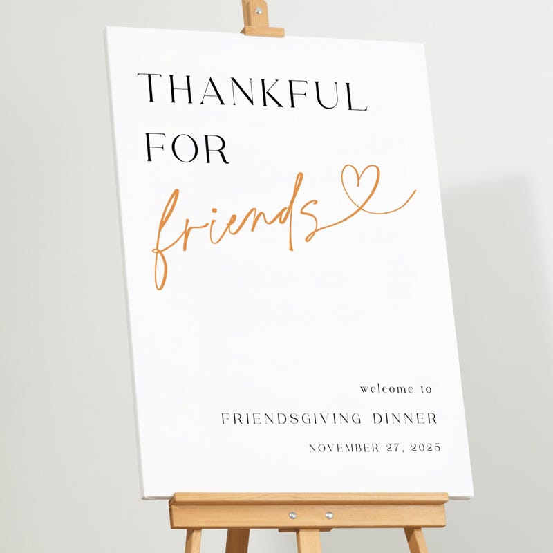 Friendsgiving Decor - Etsy