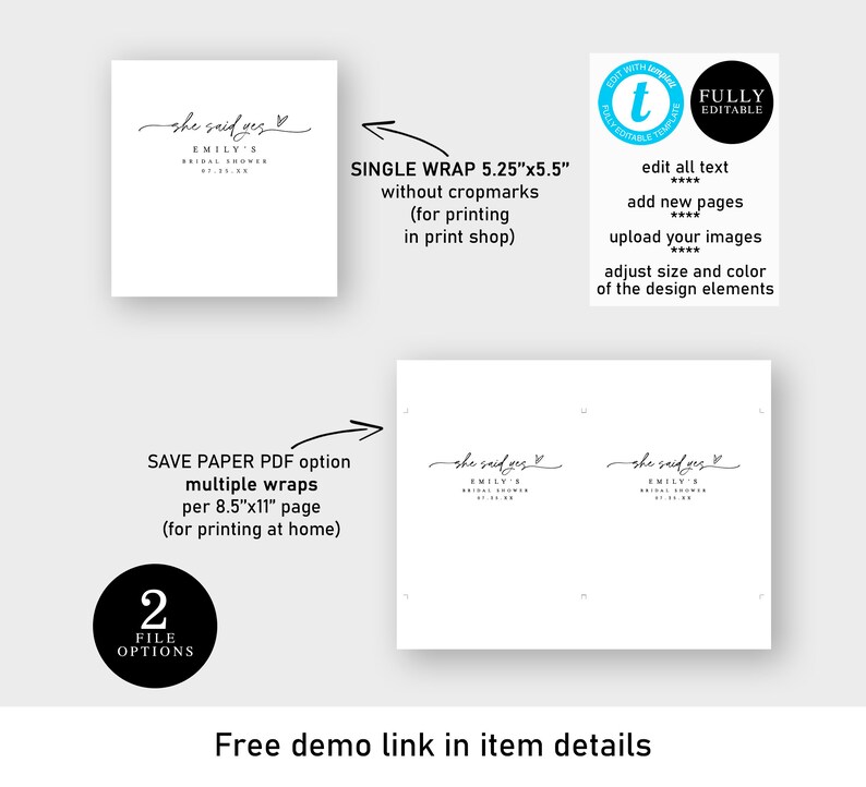 Printable Chocolate Wrapper Template Fully Editable - Etsy