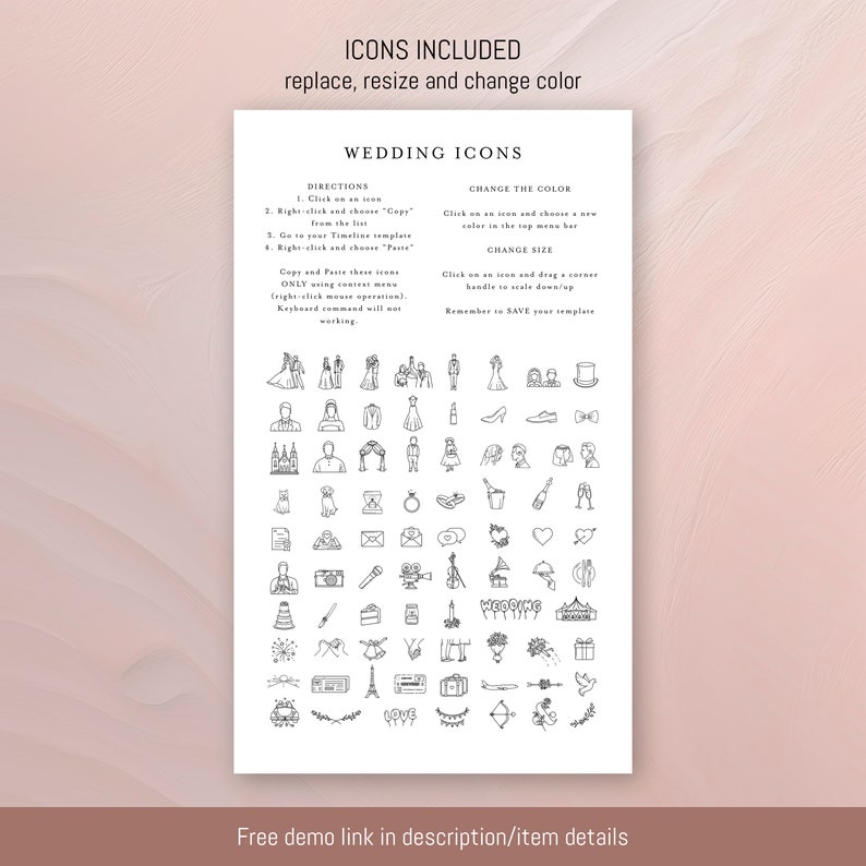 Wedding Welcome Bag Note Printable Wedding Template Itinerary Download ...