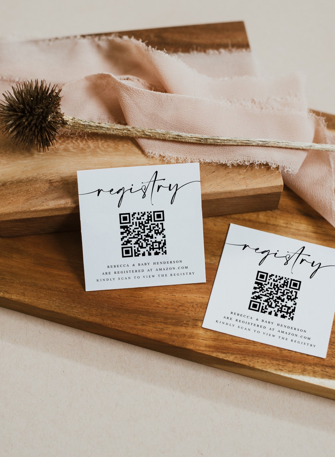 Registry Card Inserts Gift Registry Card Template Wedding Enclosure ...