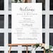 Large Wedding Program Sign Wedding Templates Welcome Wedding Sign ...