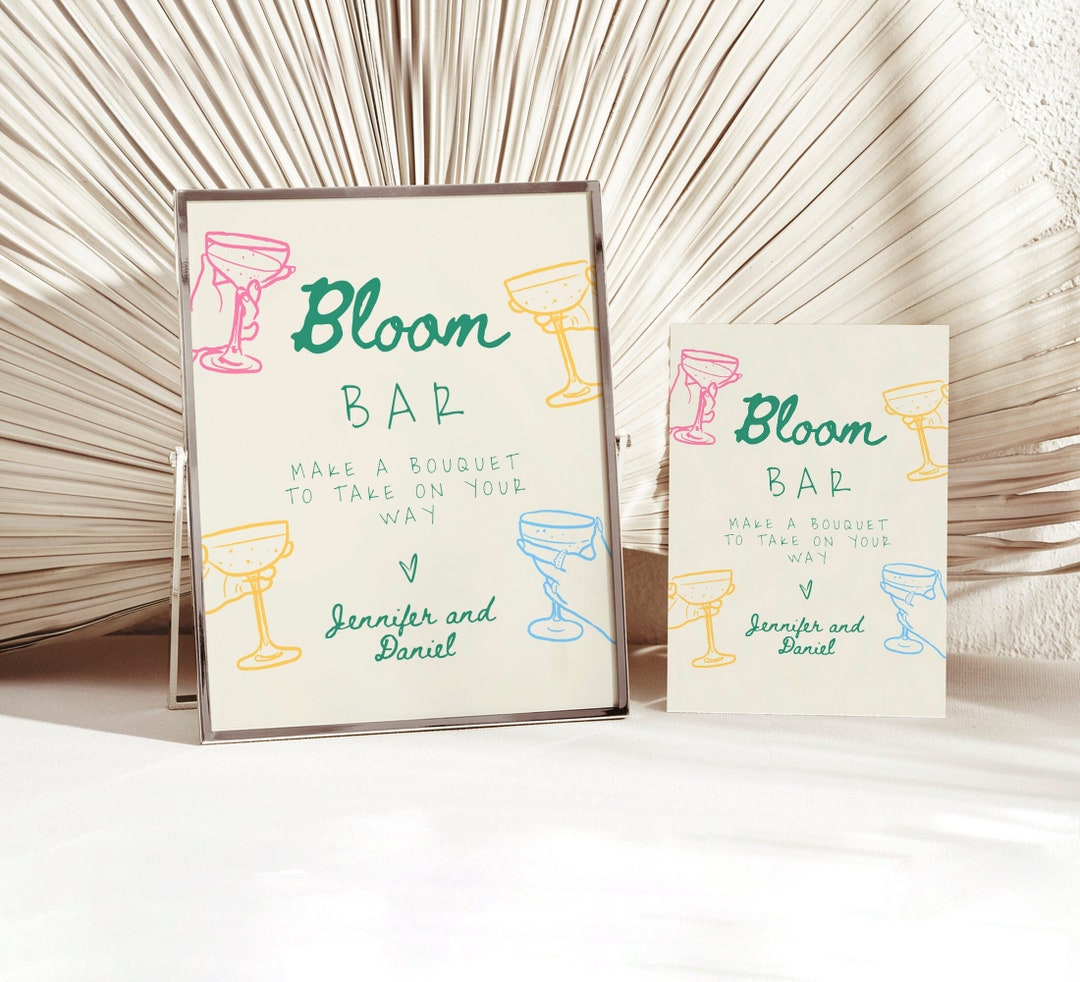 Colorful Handdrawn Sign, Hand Drawn Event Sign Template, Colorful ...