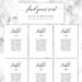 Seating Plan Template Seating Plan Display Ideas Seating Plan - Etsy Canada