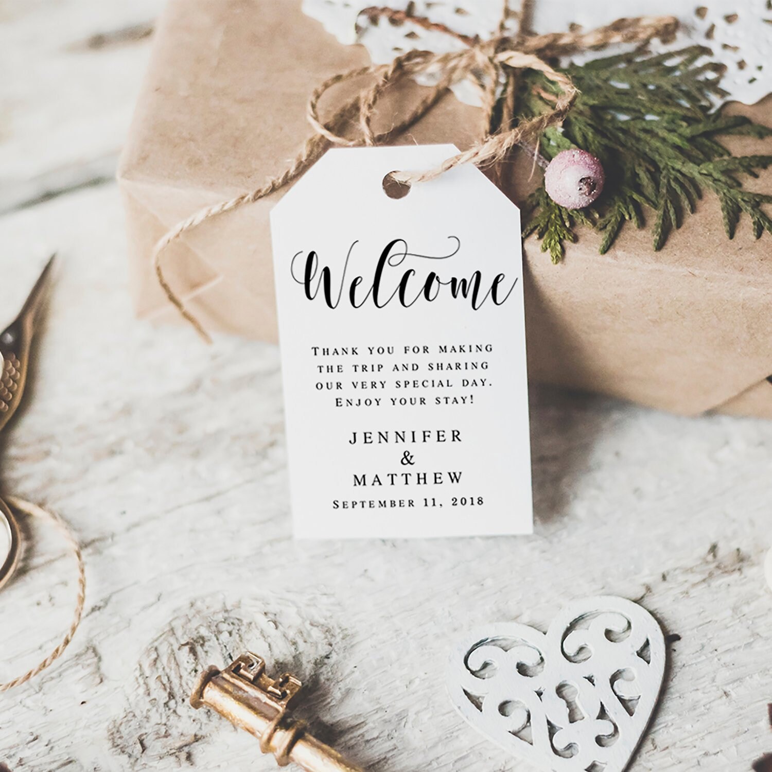 Wedding tag template Welcome tags for wedding guests Wedding | Etsy