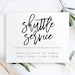 Shuttle Service Template Wedding Shuttle Template Shuttle - Etsy