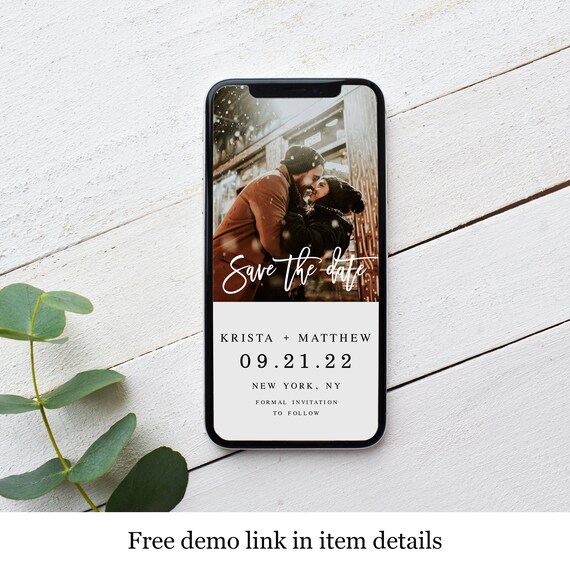 Invitations Paper Electronic Save The Date Template Text Message Invite 