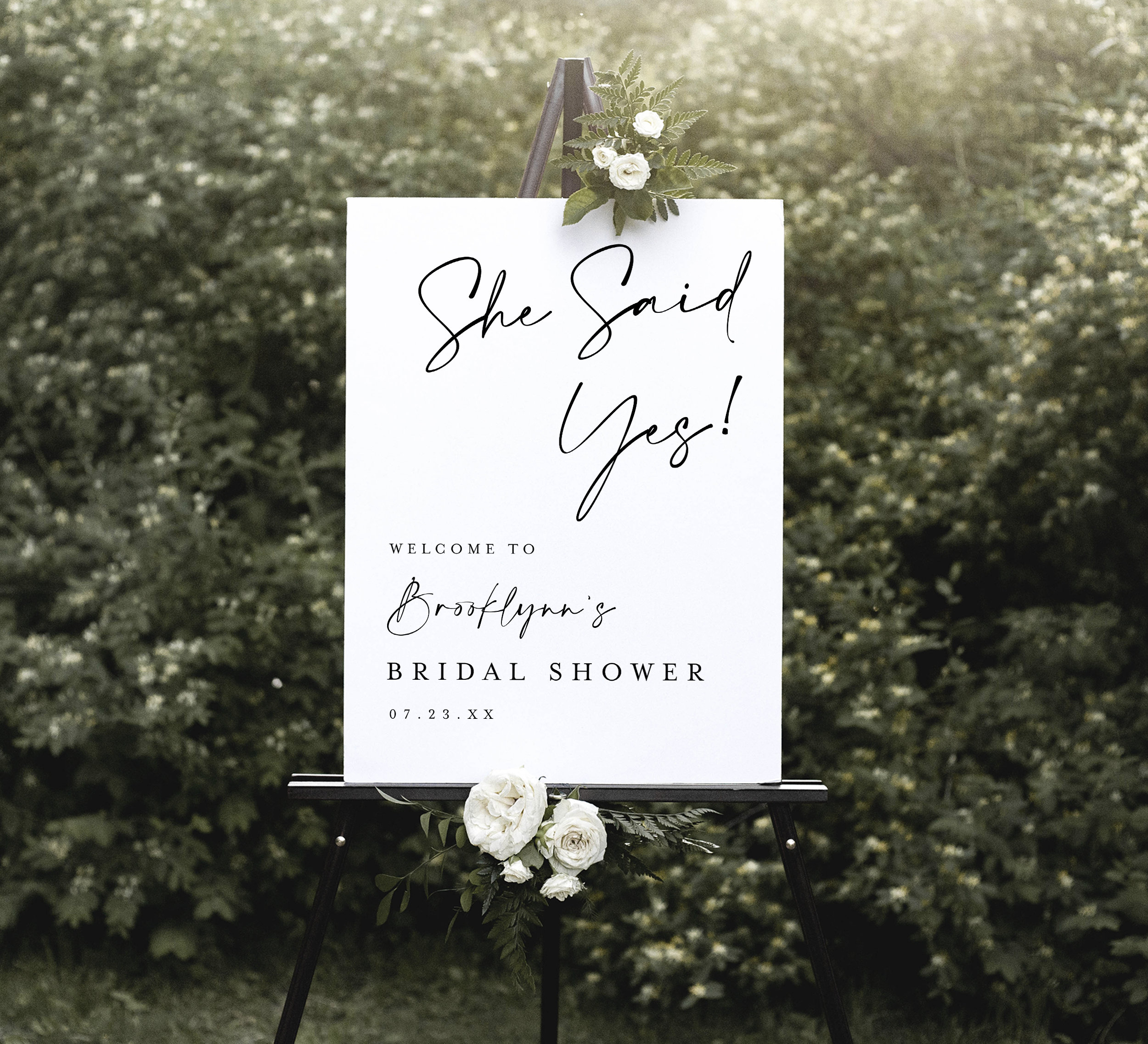 Bridal Shower Welcome Sign Template Printable Bridal Brunch - Etsy