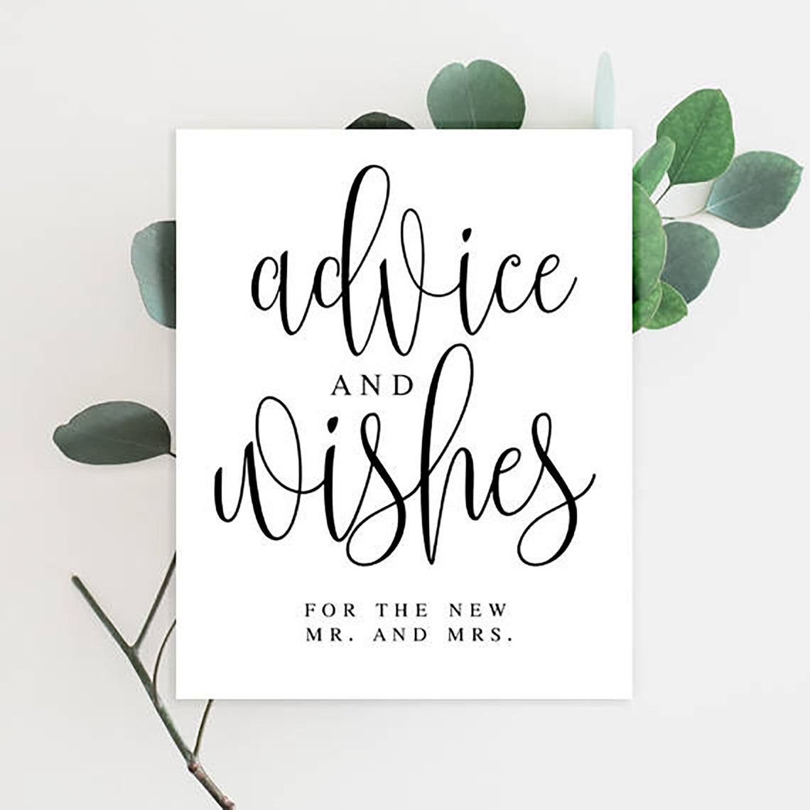 Advice for the Bride and Groom Advice and Wishes for the New Mr and Mrs ...