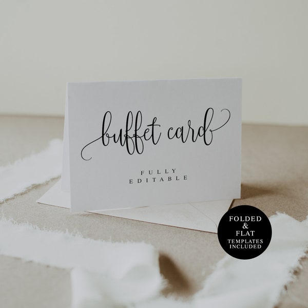 Food Buffet Label - Etsy