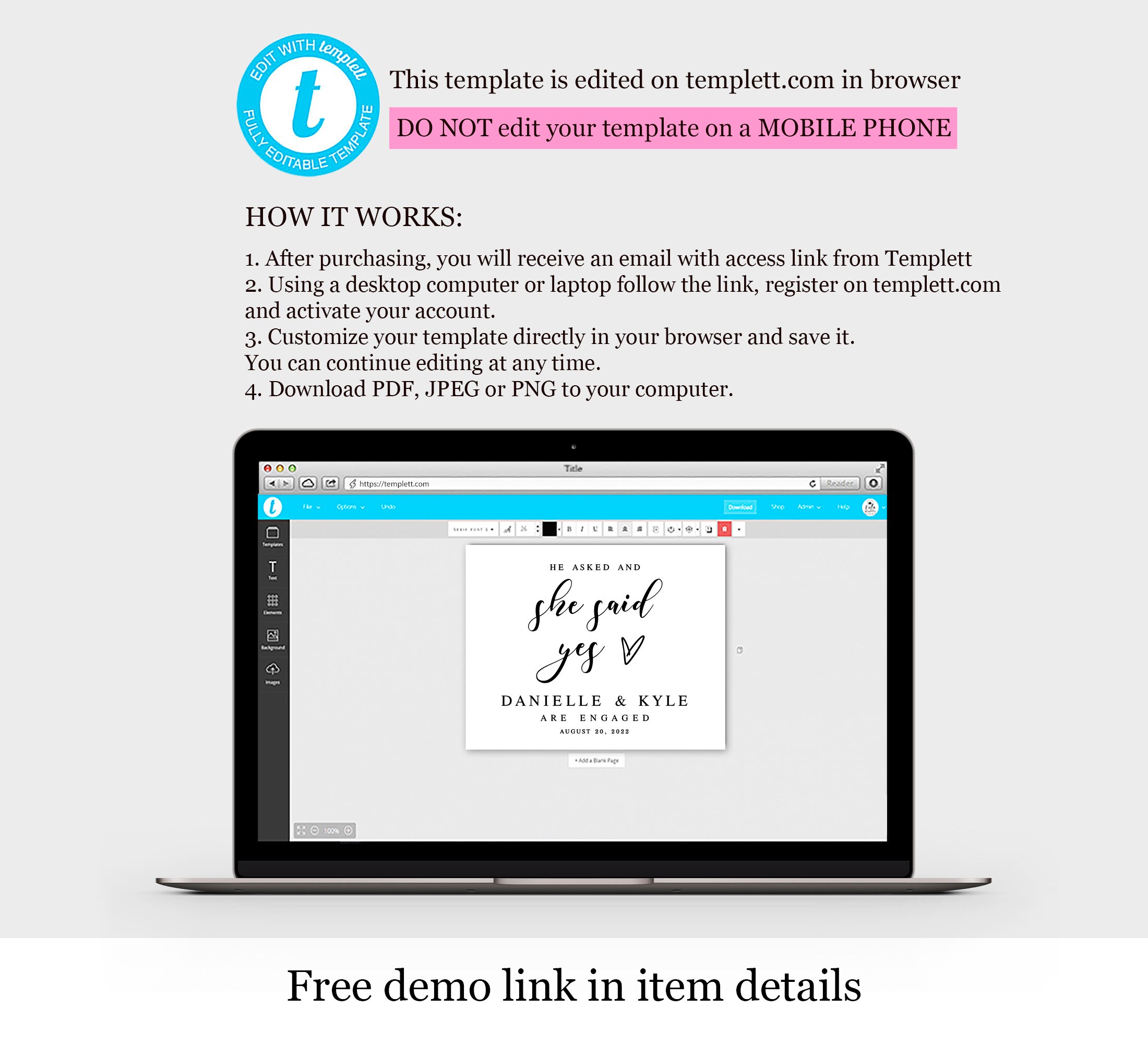 Printable Champagne Bottle Labels Template Engagement Party - Etsy