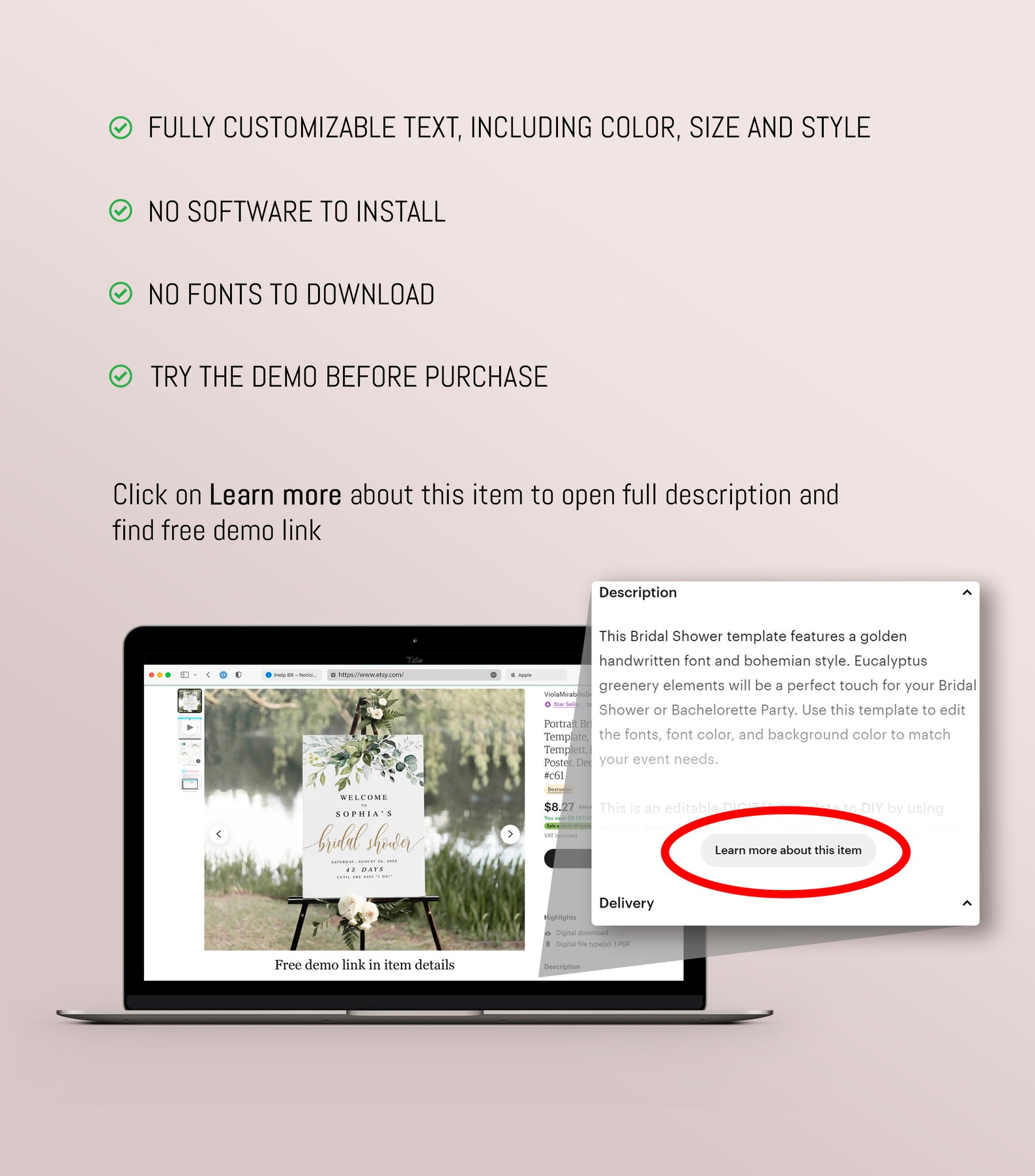 Gatefold Wedding Invitation With QR Code, Wedding Invite Template ...