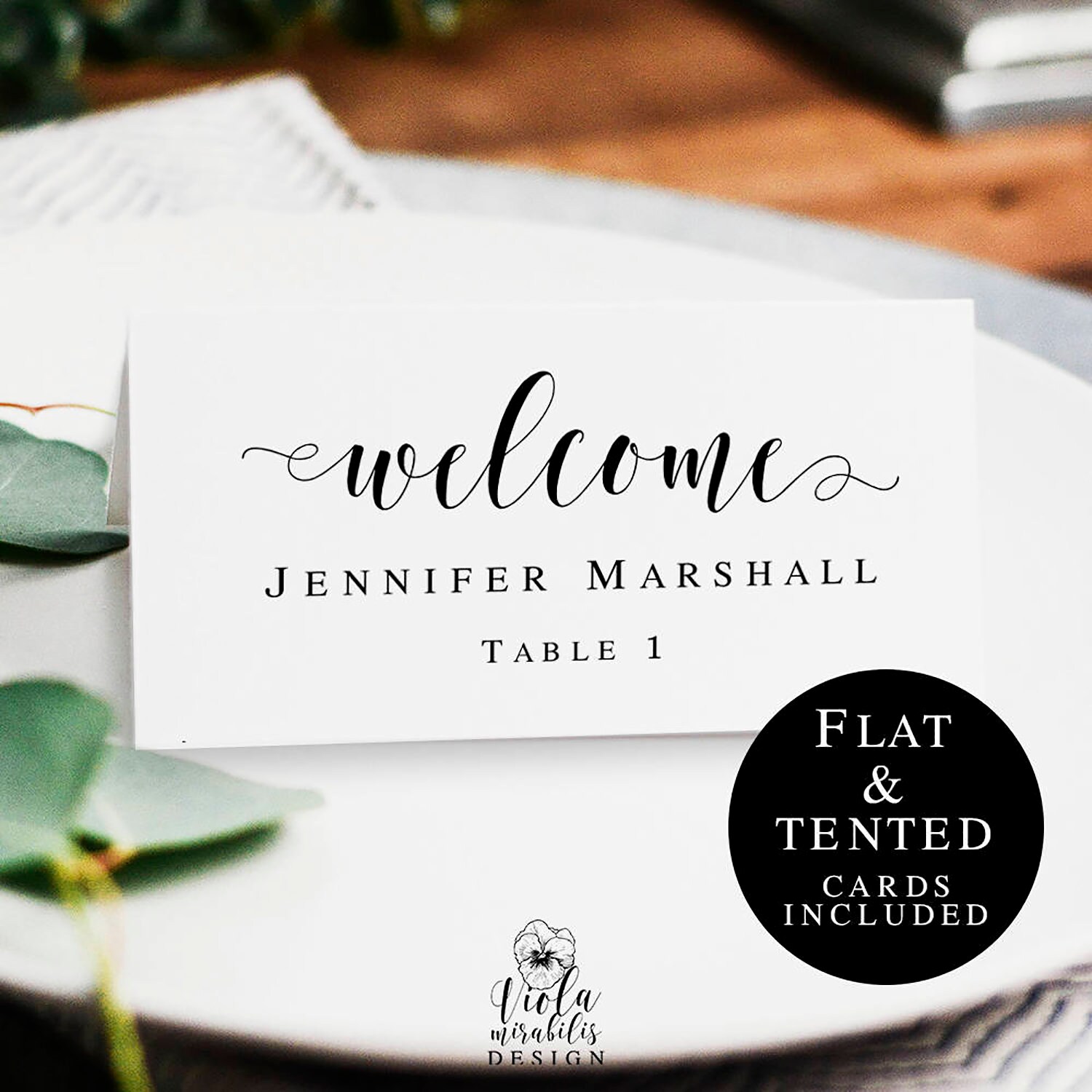Printable Name Cards Wedding Seating Cards Template Place Cards Instant Download Wedding Name Tags Printable Wedding Table Name Card vm31 Etsy