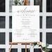 Welcome Wedding Sign Printable Wedding Program Sign Printable - Etsy