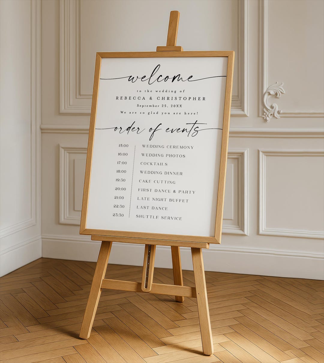Wedding Welcome and Events Sign, Welcome to Our Forever, Wedding ...