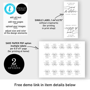 Tic Tac Label Template, Mint to Be Wraparound, Instant Download ...