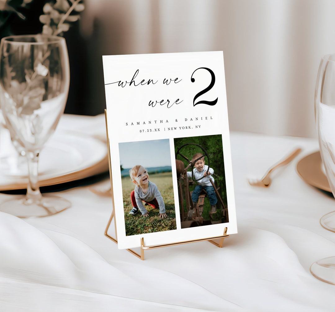 Photo Table Numbers Wedding, Pictures Table Numbers Printable, When We ...