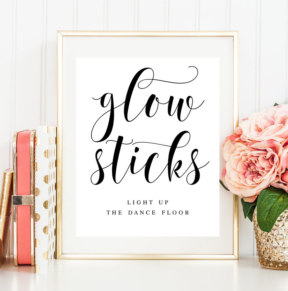 Glow stick sign Glow signs Glow sticks for wedding Glow sticks | Etsy