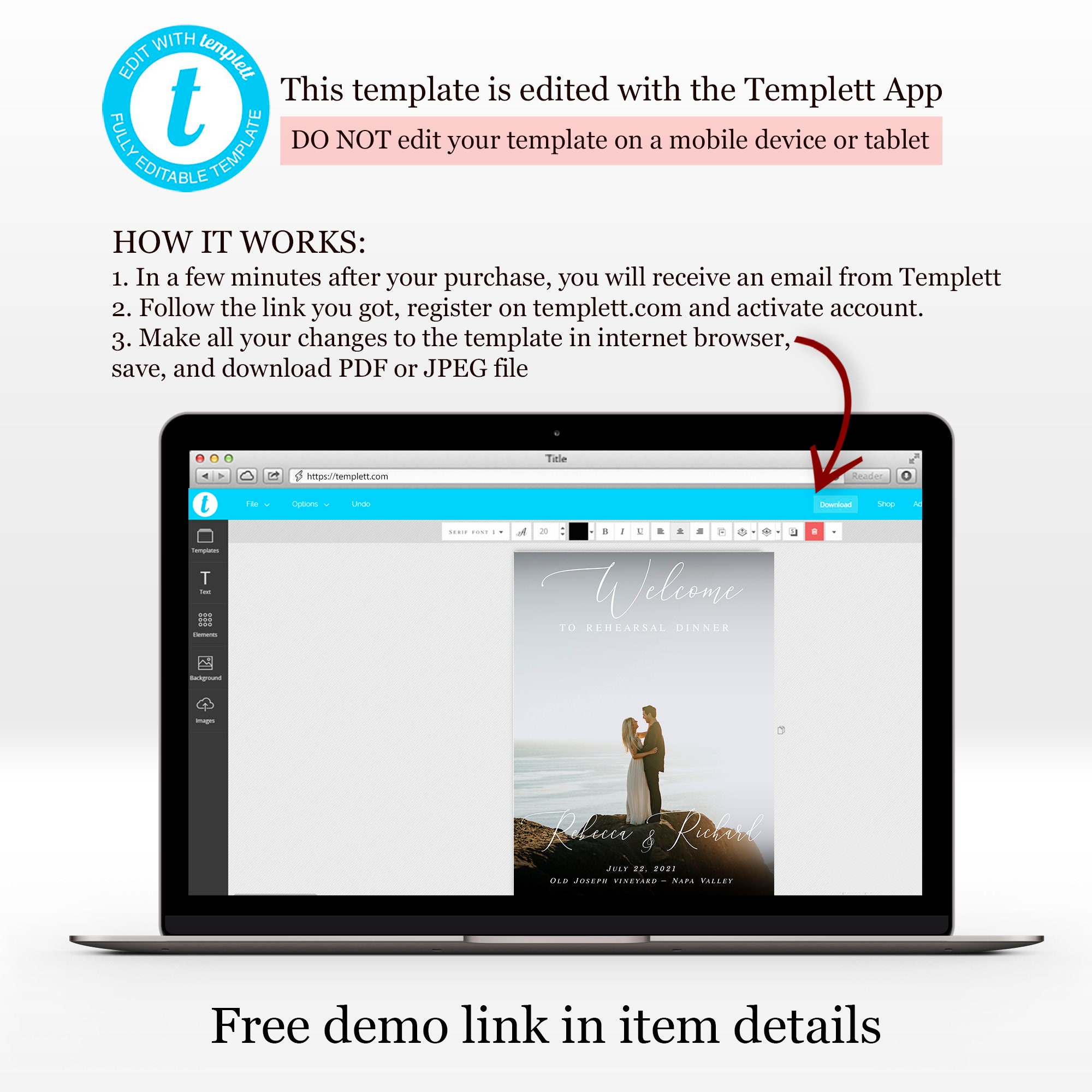 Welcome Sign Template 100% Editable Your Photo Here With - Etsy