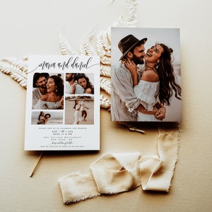 Photo Collage Wedding Invitation, Template Download, Create Your Own ...