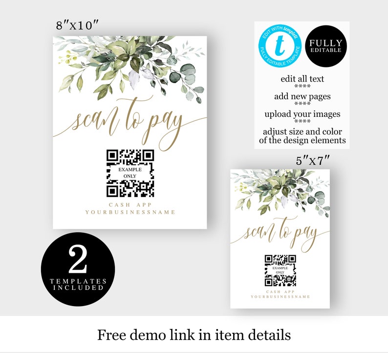 Payment Method Sign Printable Try Before You Buy Customer - Etsy