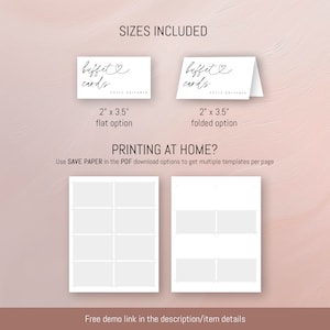 Editable Buffet Cards Template, Editable Food Label Card, Baby Shower ...