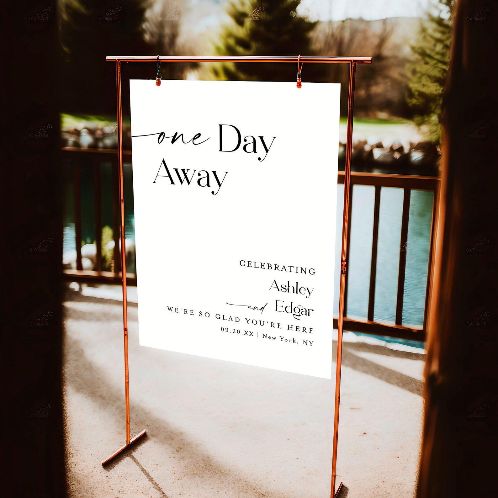 Wedding Rehearsal Dinner Welcome Sign, Minimalist Rehearsal Welcome ...
