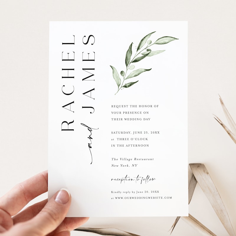 Branch Invitation - Etsy