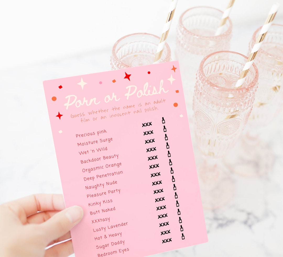 Pink Hen Party Game Download, Hen Do Game, Hand Drawn Naughty ...